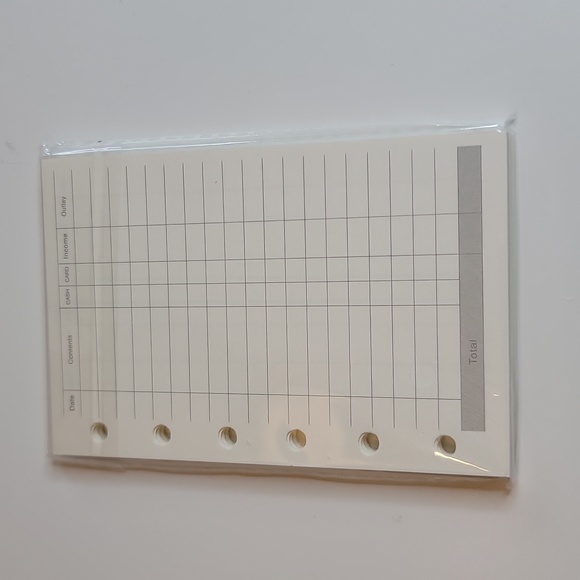 Accessories | A7 6 Hole Planner Inserts | Poshmark